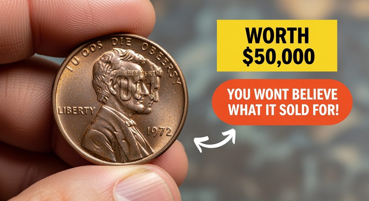 This Doubling Error on a 1972 Penny Just Made One Lucky Finder a Fortune